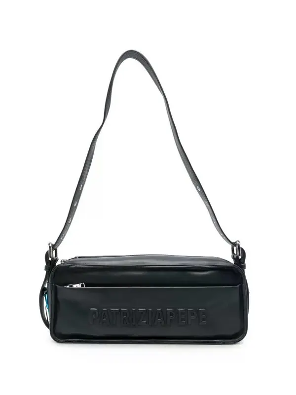Patrizia Pepe Leather Shoulder Bag - Blue