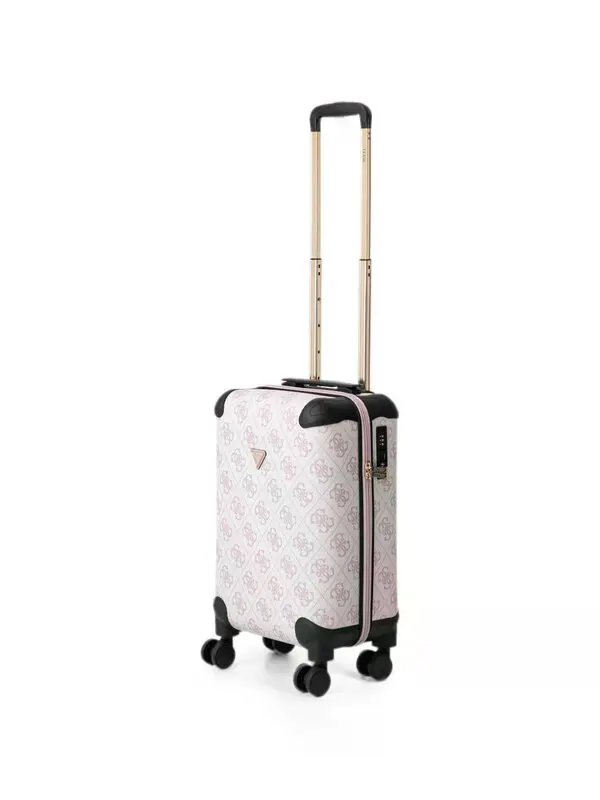 Guess Berta Monogram-print Logo-plaque Suitcase