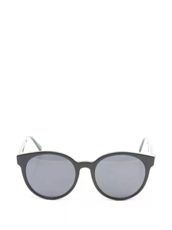 Gucci 2020s Web Stripe Interlocking G Sunglasses - Black