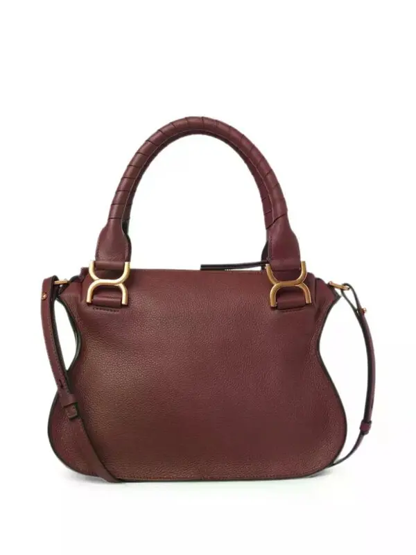 Chloé Marcie Whipstitch Tote Bag - Brown
