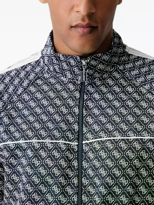 Guess Logo-monogram Zip-up Jacket