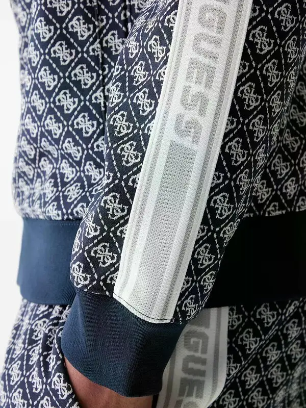 Guess Logo-monogram Zip-up Jacket