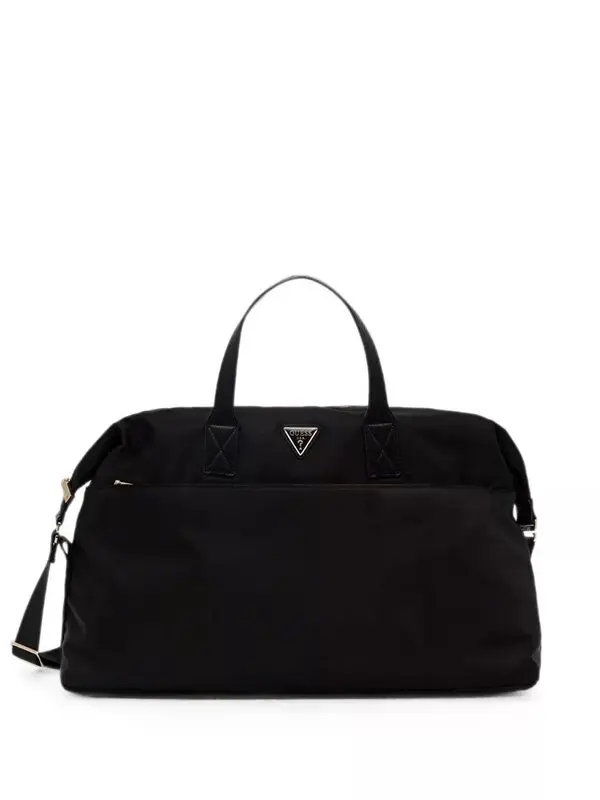 Guess Logo-plaque Holdall Bag - Black