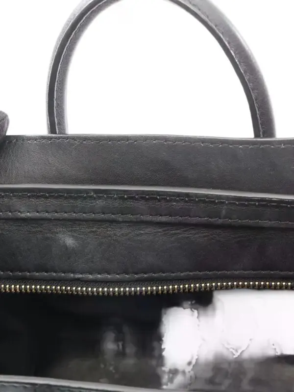 Celine 2000s Nano Luggage Two-way Tote Bag - Black