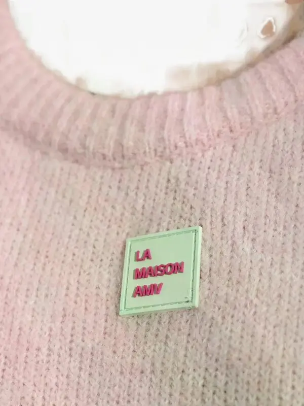 American Vintage Logo-patch Knit Jumper