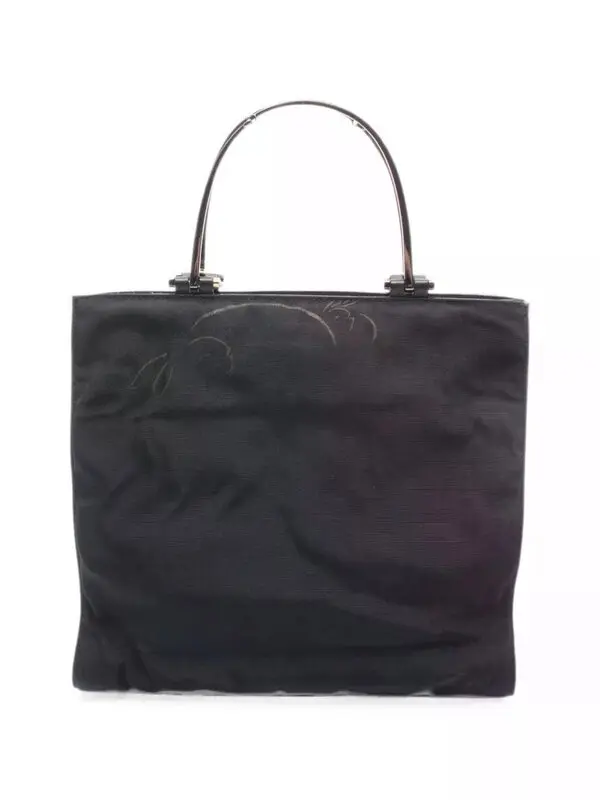 Gucci 2000s Zip-fastening Tote Bag - Black