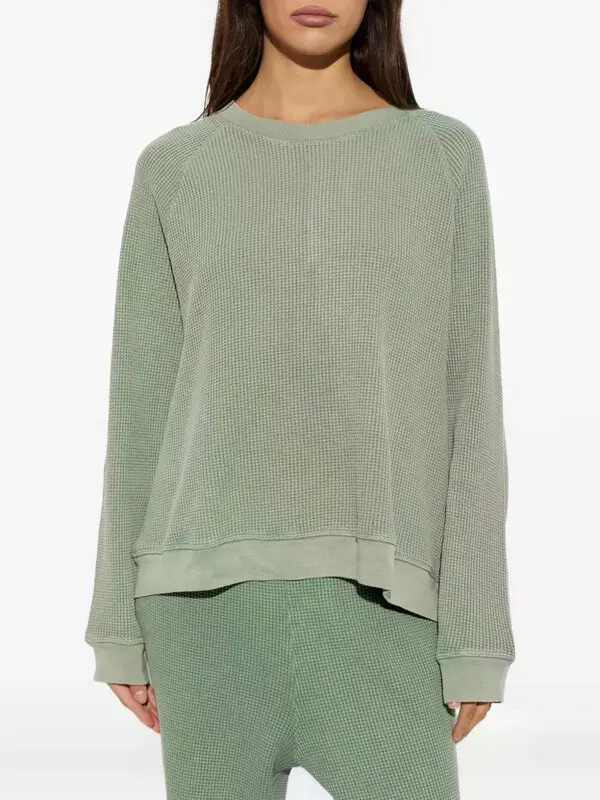 American Vintage Waffle Knit Raglan Sleeve Jumper