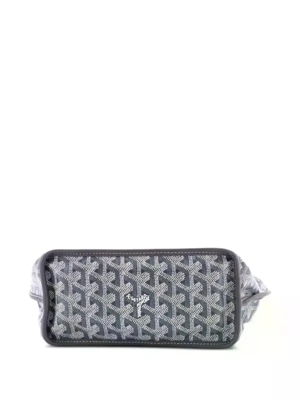 Goyard Anjou Reversible Tote Coated Canvas Mini Satchel - Grey