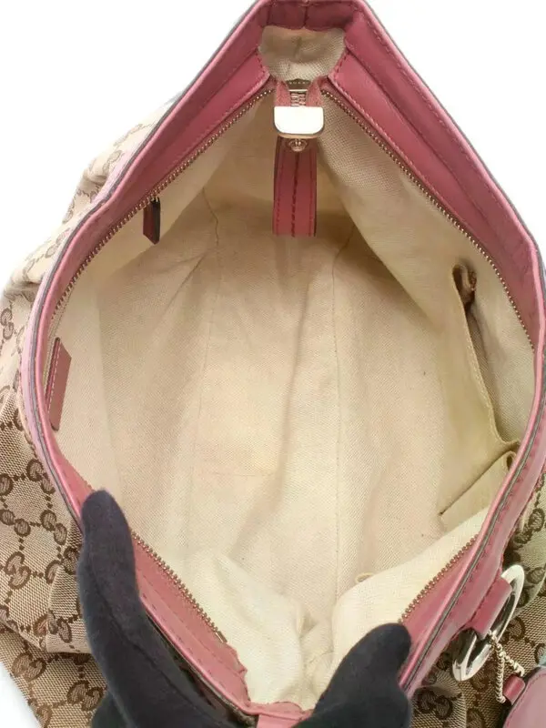 Gucci 2000s Sukey Canvas Shoulder Bag - Neutrals