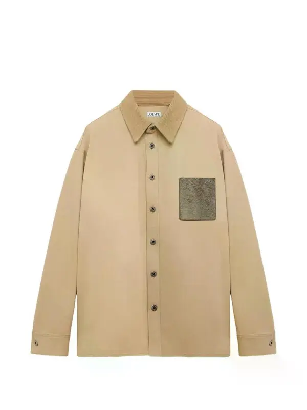 Loewe Overshirt In Cotton Canvas