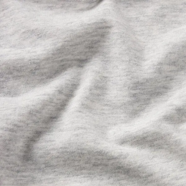 SKIMS Logo Picot String Bikini | Grey | | Lightweight Cotton - Light Heather Grey