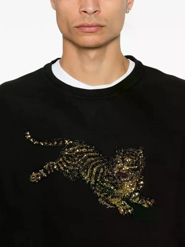 Kenzo Jumping Tiger Sequin Sweatshirt
