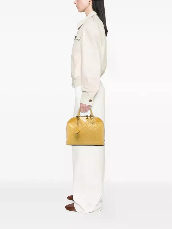 LOUIS VUITTON 2013 Monogram Vernis Alma Pm Handbag - Neutrals