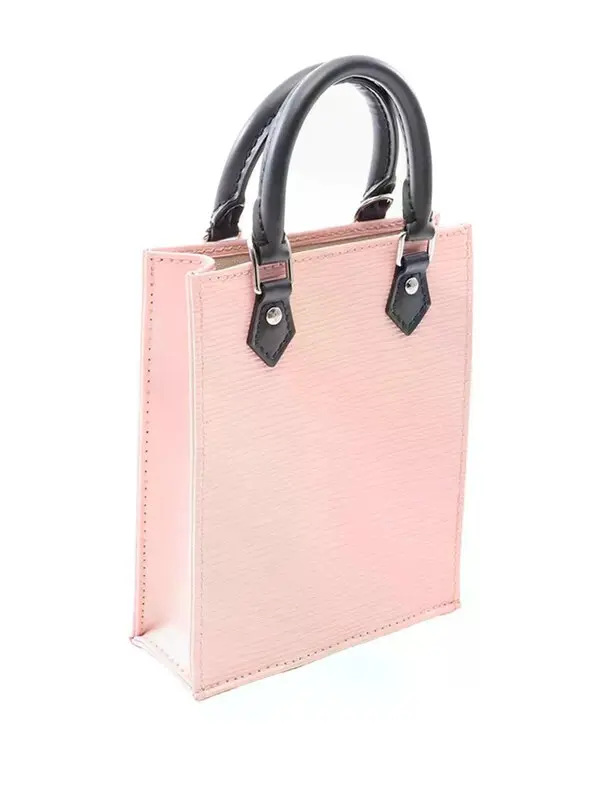 LOUIS VUITTON Epi Petit Sac Plat Satchel - Pink