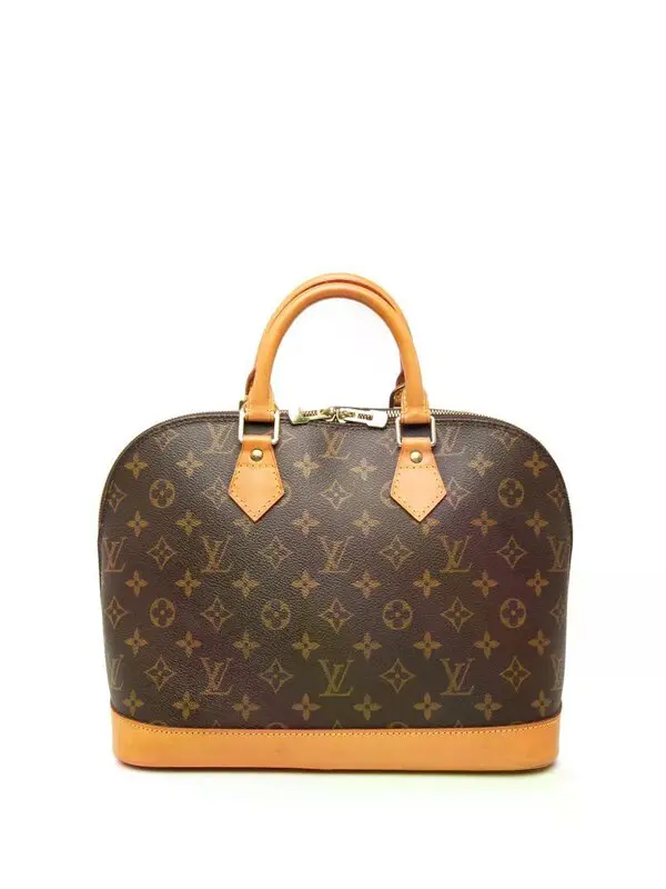 LOUIS VUITTON 1998 Monogram Alma Pm Handbag - Brown