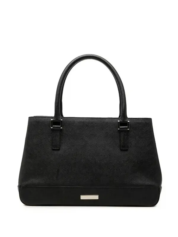 Burberry 2000-2017 Leather Tote Bag