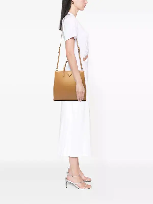 Prada Saffiano Vernice Parabole Satchel
