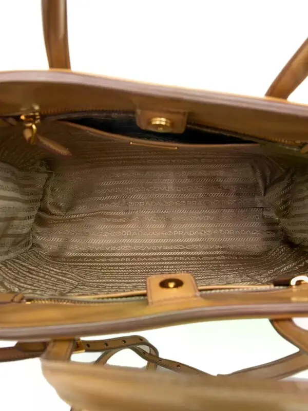 Prada Saffiano Vernice Parabole Satchel