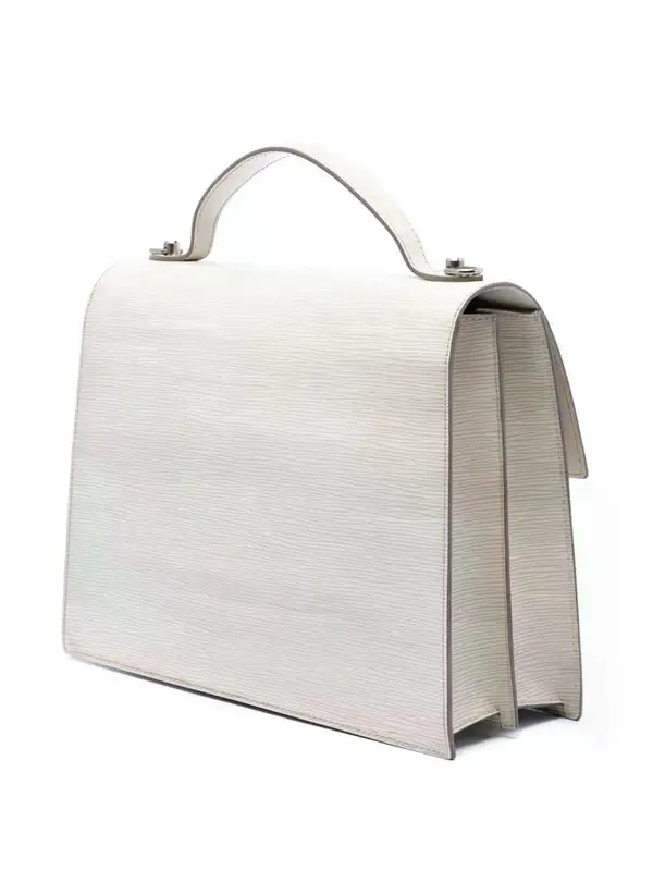 LOUIS VUITTON Epi Sevigne Gm Satchel - White