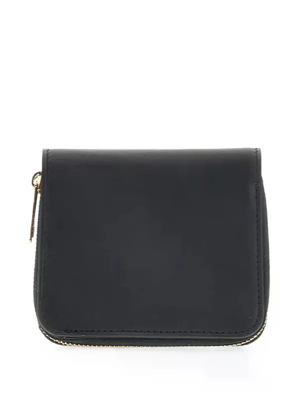TOD'S Logo-plaque Zip-around Wallet - Black