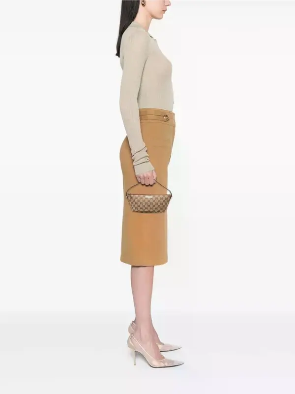 Gucci 2000-2015 Gg Canvas Boat Shoulder Bag - Neutrals