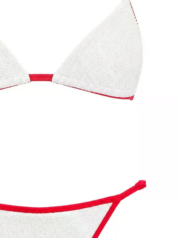 Bond Eye Leighton Crinkle-effect Bikini - White