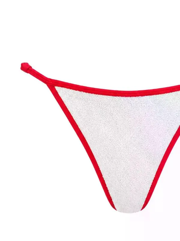 Bond Eye Leighton Crinkle-effect Bikini - White