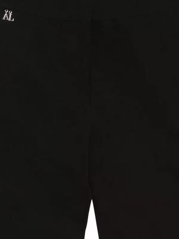 ALESSANDRO LEGORA Logo Plaque Slim-fit Trousers