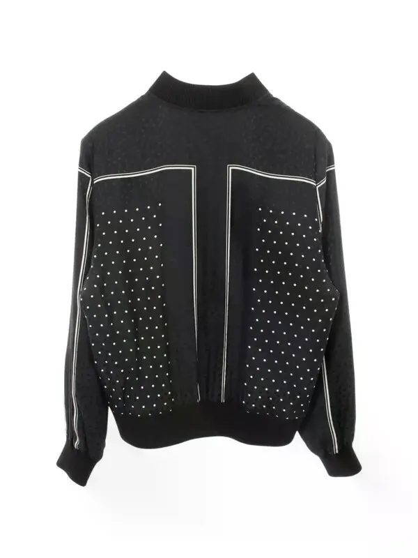 Saint Laurent 2010s Polka-dot Bomber Jacket