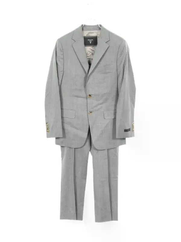 Prada 2010s Wool Suit - Grey