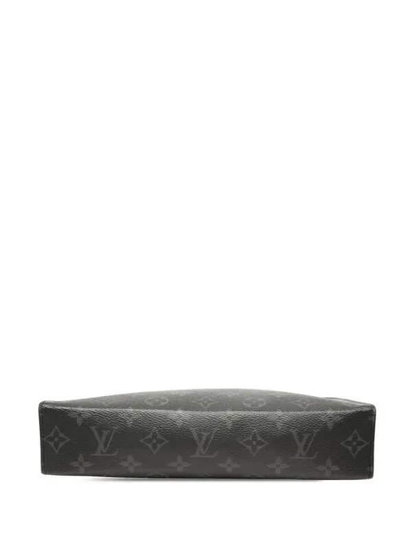 LOUIS VUITTON Monogram Eclipse Pochette Voyage Mm Clutch Bag