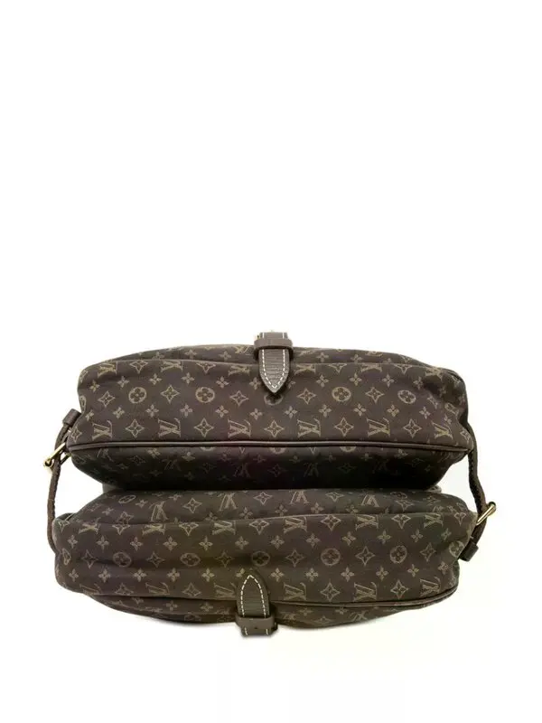 LOUIS VUITTON Monogram Mini Lin Saumur 30 Crossbody Bag