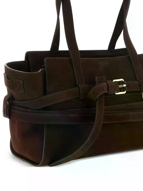 Moschino Tie Me Belt-detail Tote Bag