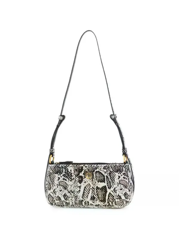 Pinko Love Birds Snake-effect Cross Body Bag - Grey