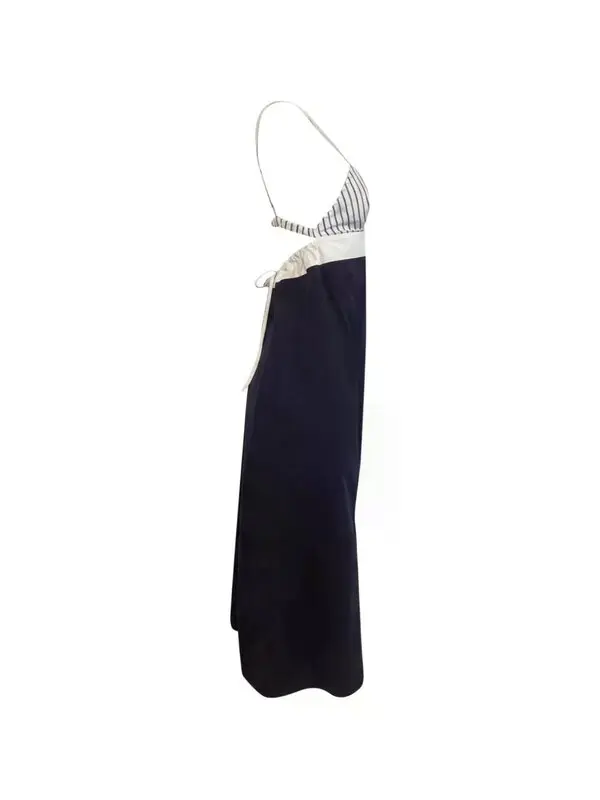 Dries Van Noten Striped Cotton Midi Dress