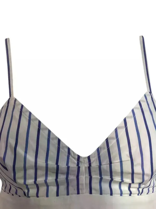 Dries Van Noten Striped Cotton Midi Dress