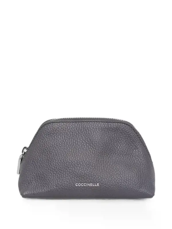 COCCINELLE Leather Makeup Bag Set - Blue