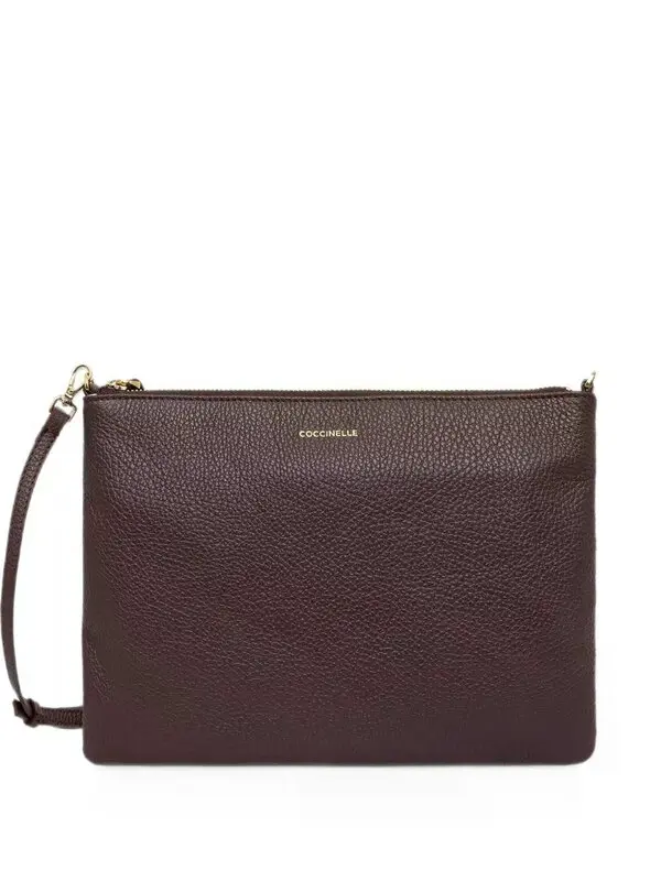 COCCINELLE Zip-fastening Leather Shoulder Bag - Brown