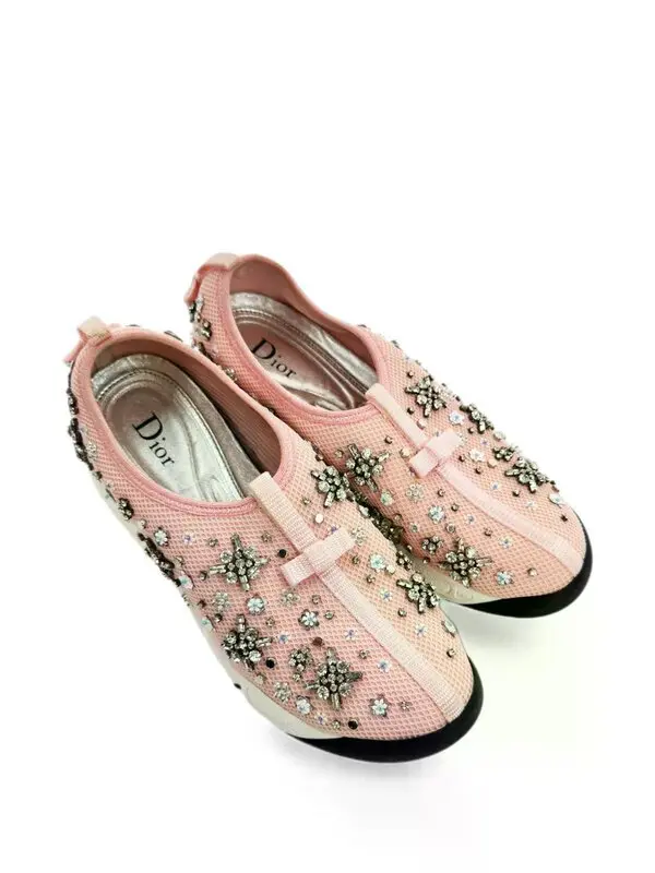 Dior Fusion Crystal Embellished Sneakers