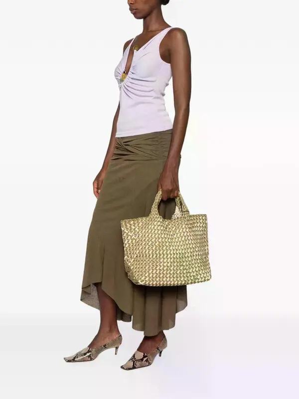 NAGHEDI Medium St Barths Double-weave Tote Bag - Neutrals