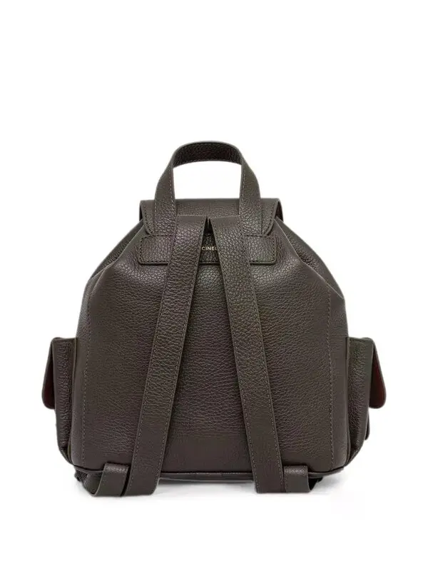 COCCINELLE Medium Mavery Pocket Pebbled Leather Backpack
