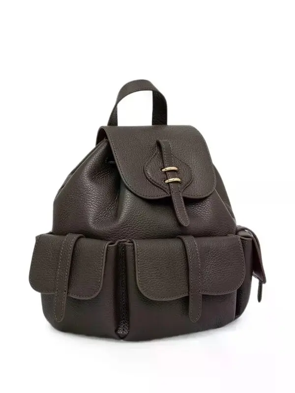 COCCINELLE Medium Mavery Pocket Pebbled Leather Backpack