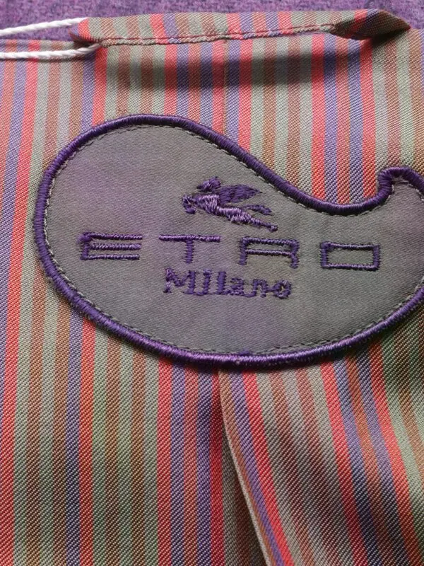 Etro 2010s Double-breasted Plaid Jacket