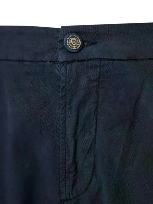 RICHARD J. BROWN Caprera Logo-patch Button-fastening Trousers