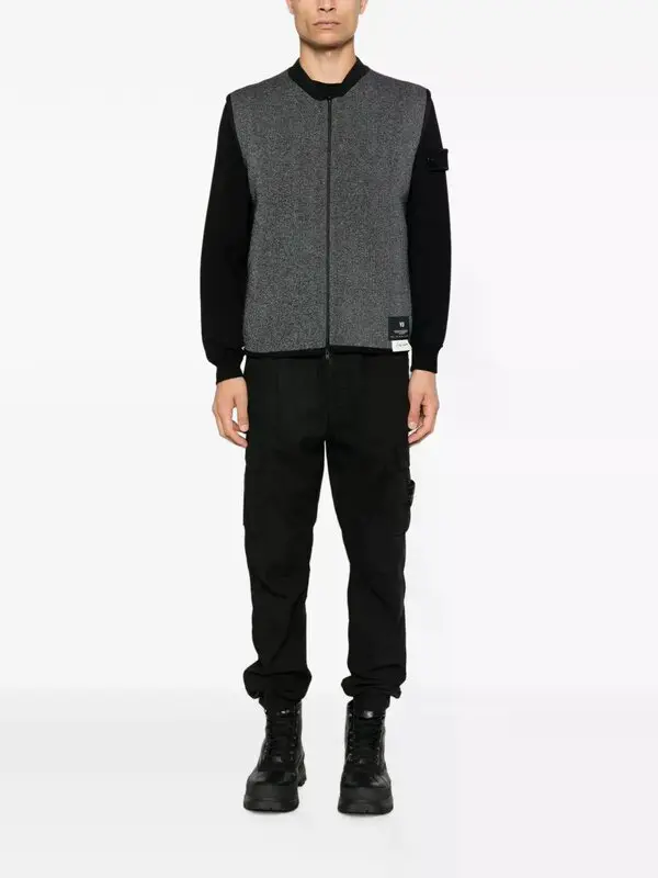 Y3 Skull Print Zip-up Gilet
