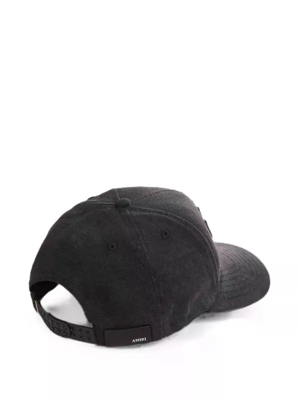 Amiri Arts District Logo-embroidered Cotton Baseball Cap - Grey
