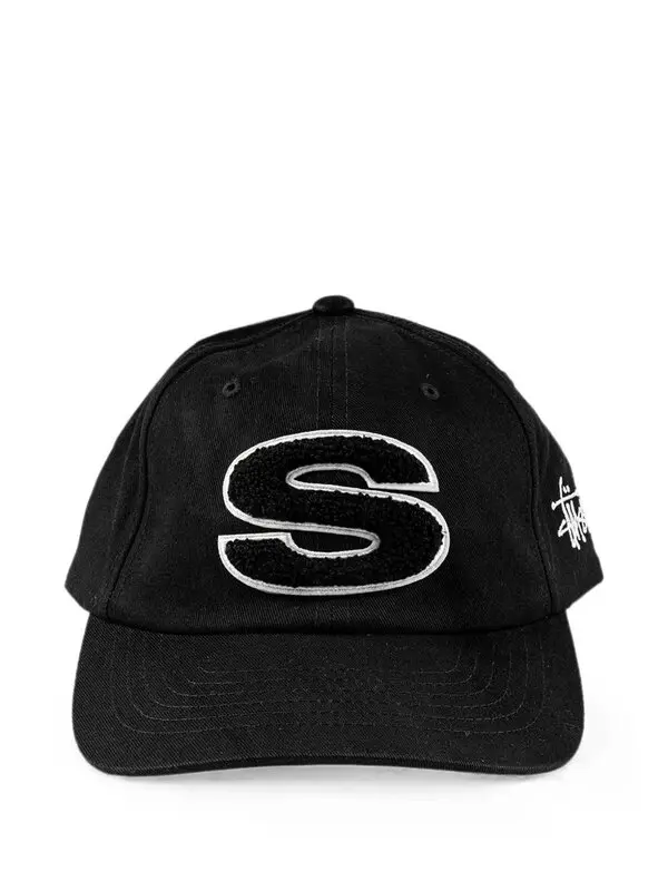 StÜssy Chenille-patch Low Pro Baseball Cap - Black