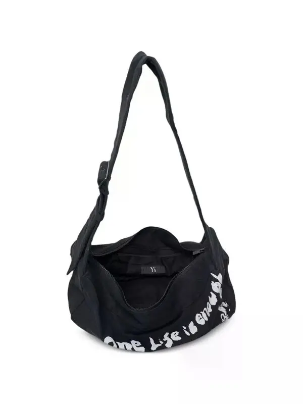 Y’s Graphic Print Box Shoulder Bag