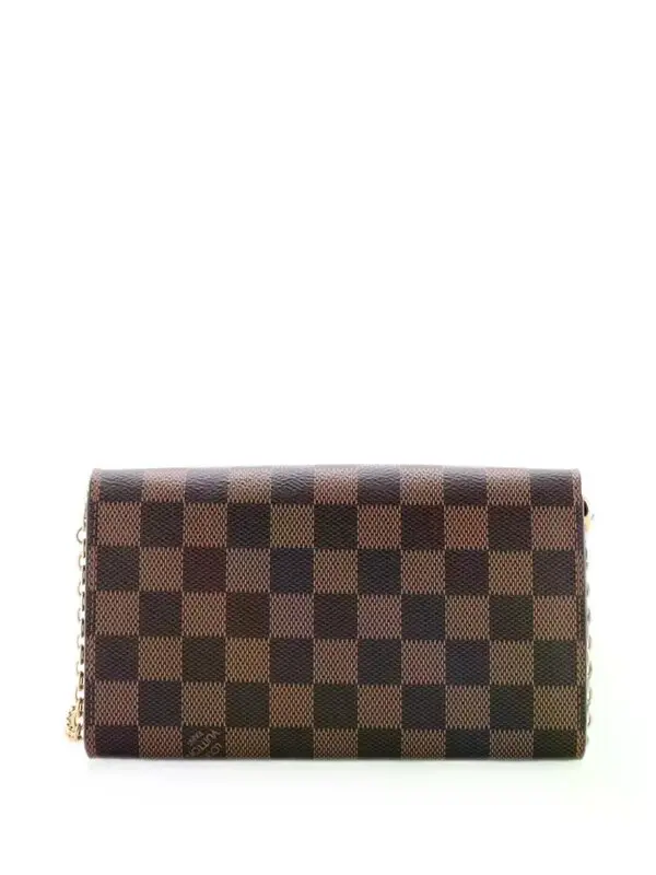 LOUIS VUITTON Croisette Chain Wallet Damier Crossbody Bag