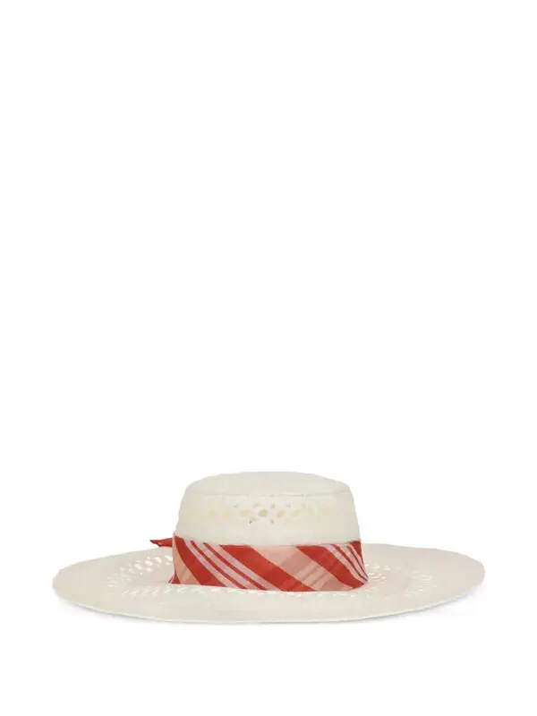 Ermanno Scervino Wide-brim Hat - White